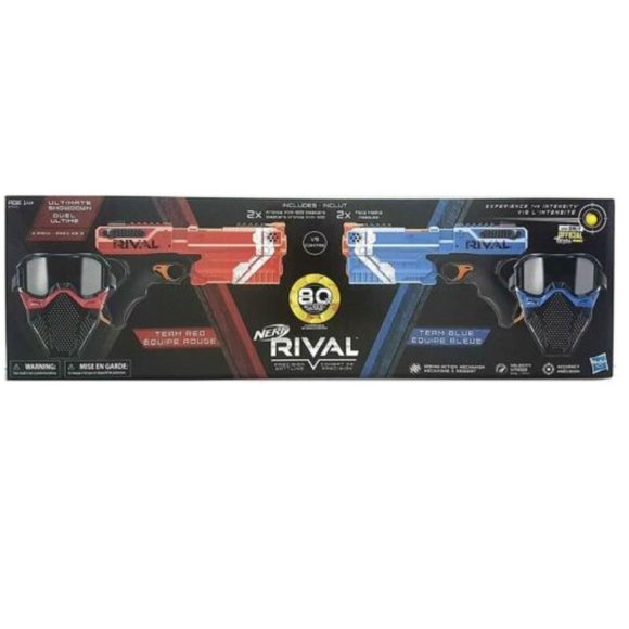 Nerf | Toys | Rare Nerf Rival Ultimate Showdown Red Vs Blue ...